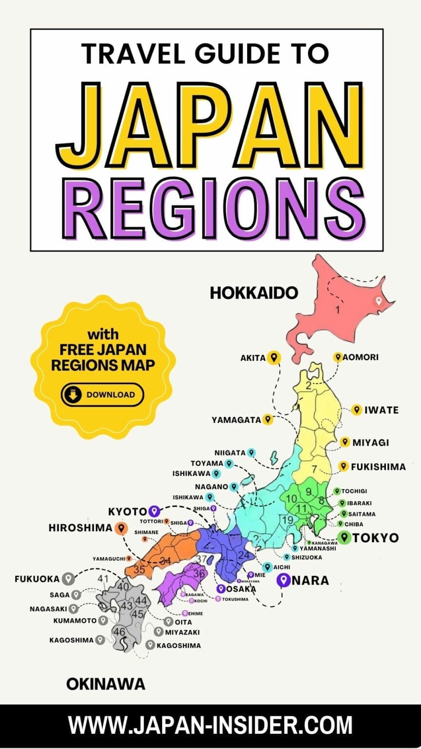 The 8 Japan Regions, explained [with free map] | Japan Insider